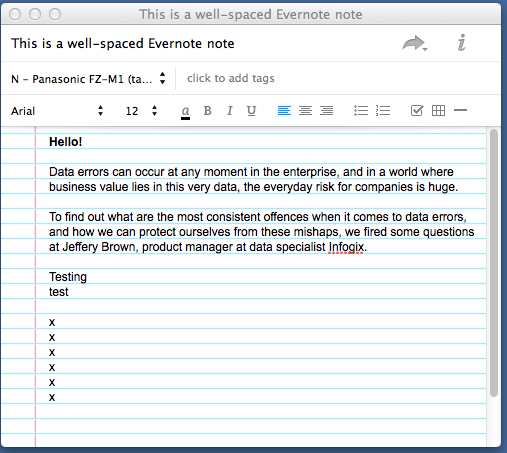 How To Use A Lined And Ruled Background In Evernote General Feature Requests Archive
